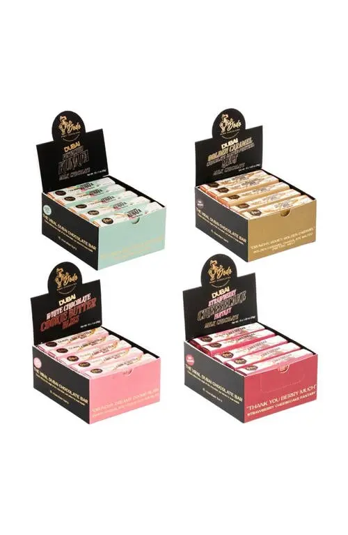 THE DODO CHOCOLATES Dubai Style Chocolate 15-bar Multipack - Strawberry Cheesecake