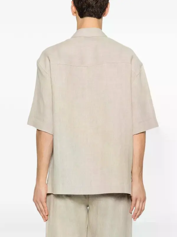 Séfr Dao Short-sleeve Shirt - Neutrals