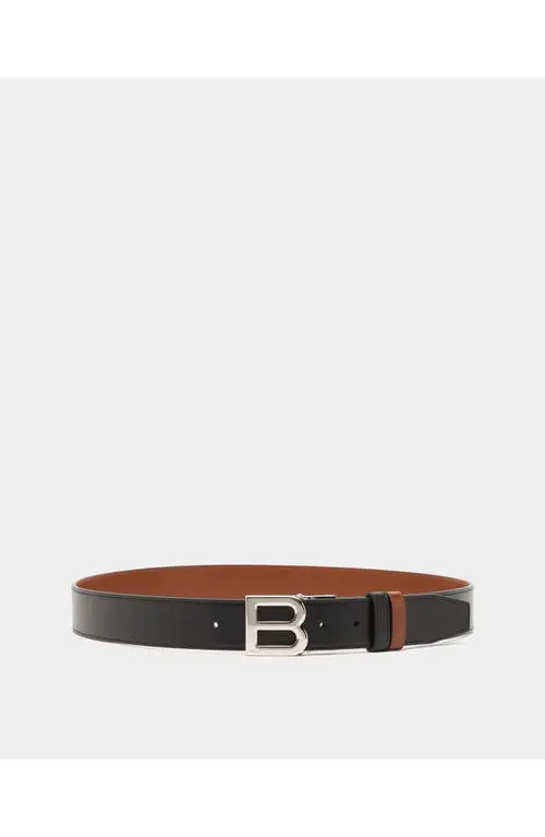 Bally B Logo Adjustable And Reversible Leather Belt - Multi