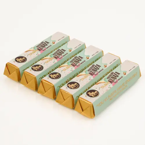 THE DODO CHOCOLATES Dubai Style Milk Chocolate 5-bar Multipack