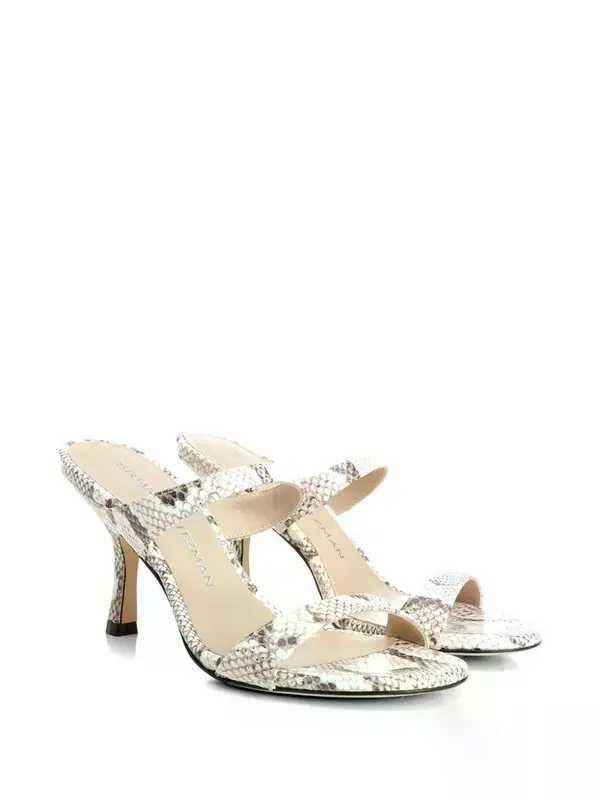 STUART WEITZMAN Nudist Snakeskin Sandals