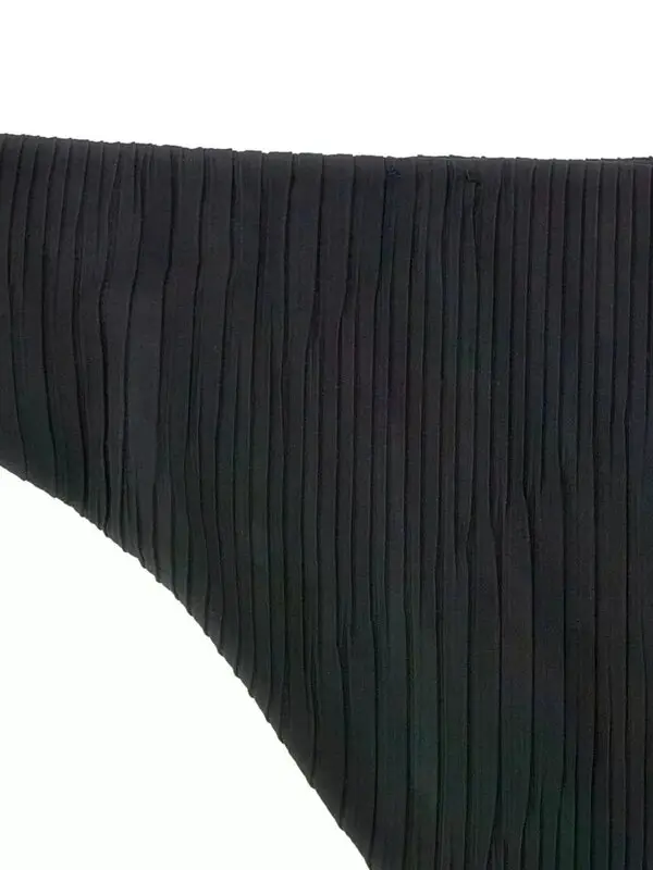 BOSS Pleated Monogram-detail Bikini Bottom