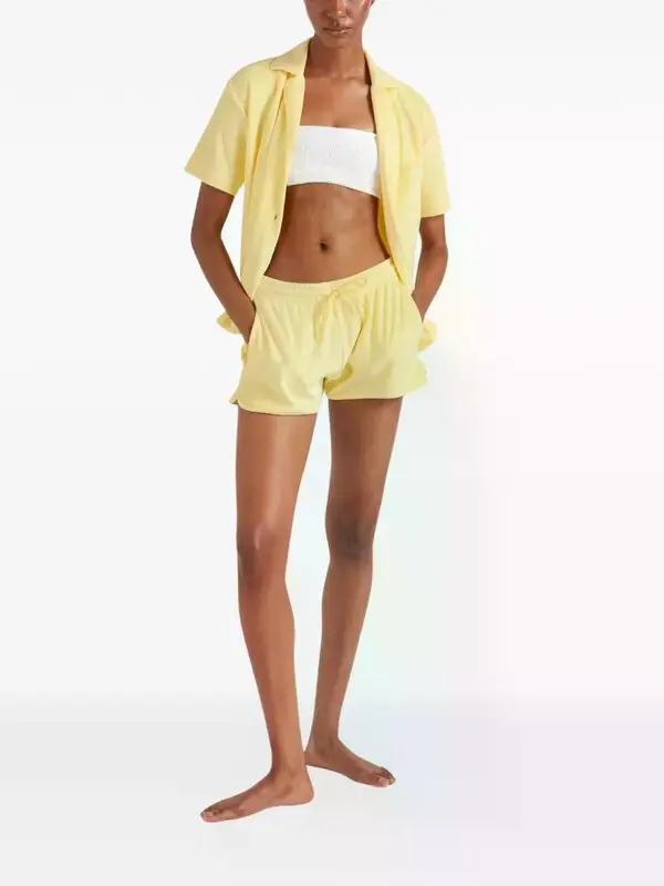Hunza G Towelling Shirt - Yellow