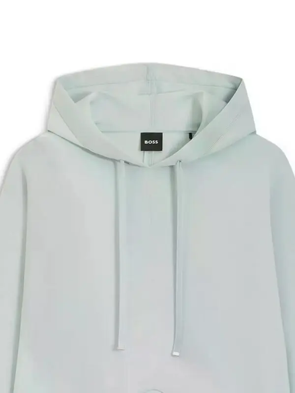 BOSS Drawstring Cropped Hoodie