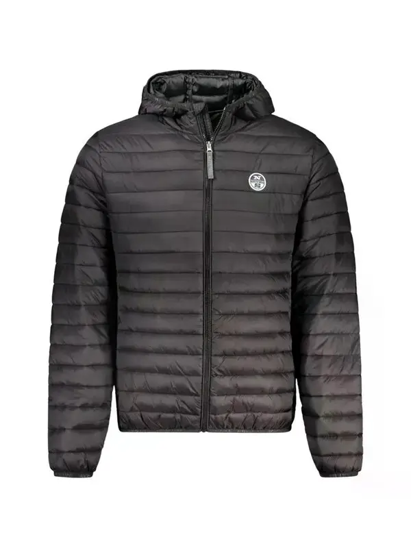 NORTH SAILS Quilted Hooded Jacket - Black