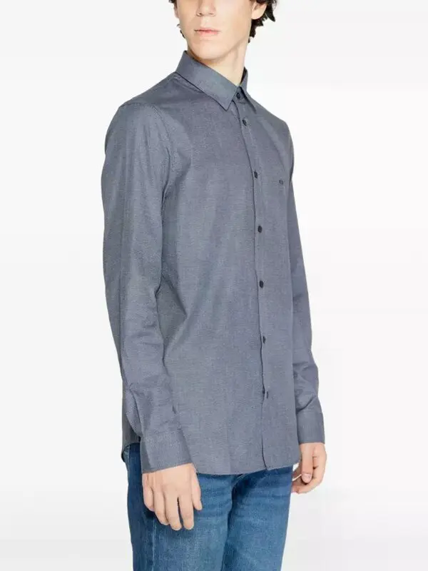 Armani Exchange Logo-embroidered Shirt