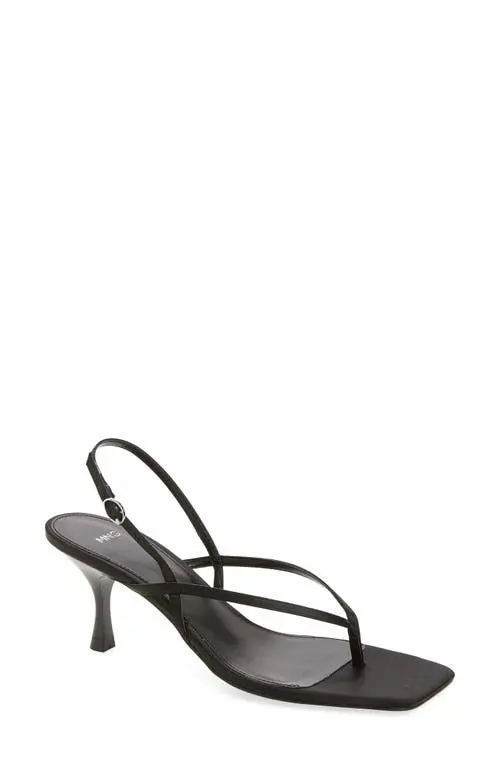 Mango Ross Sandal - Black
