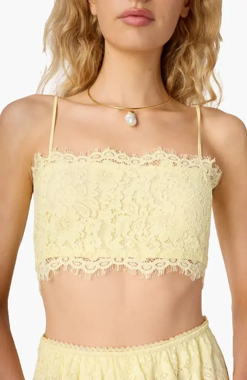 Cami Nyc Sofie Lace Crop Camisole - Buttercup