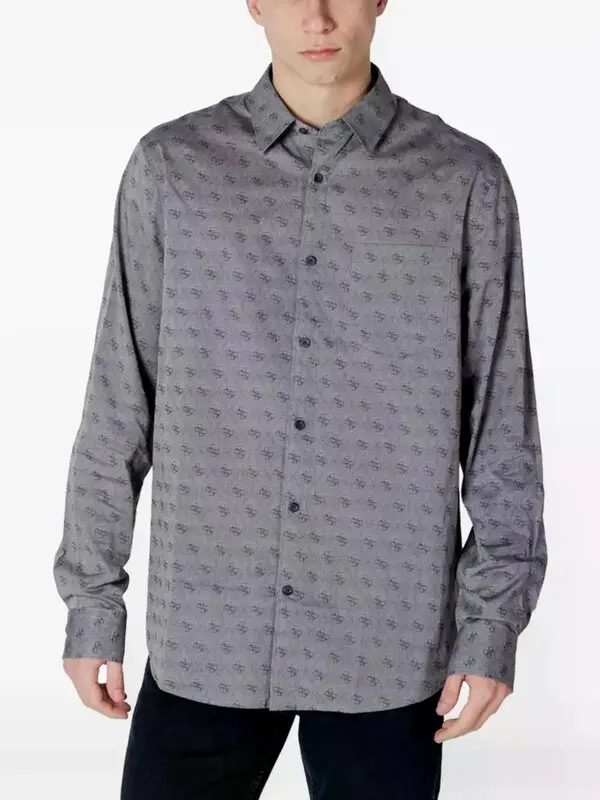 Guess All-over-print Collared Shirt