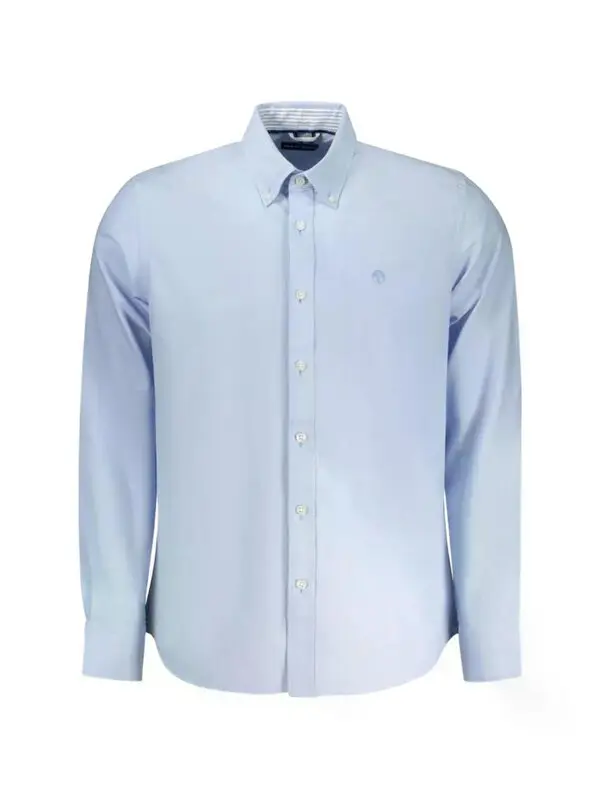 NORTH SAILS Logo-embroidered Long-sleeve Shirt
