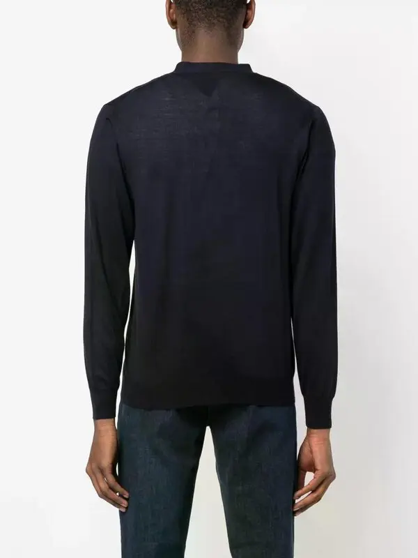 Fedeli Wool Button-fastening Cardigan