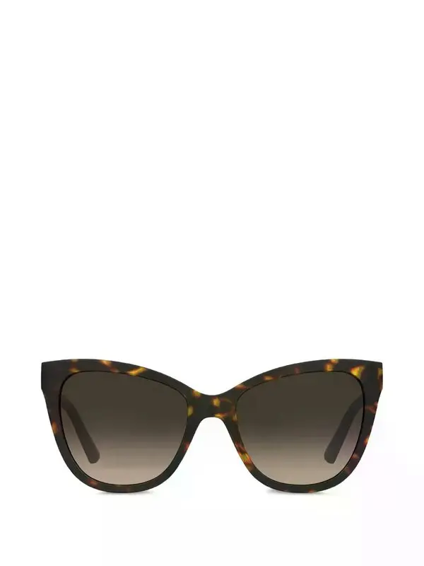 Moschino Tortoiseshell Cat-eye Sunglasses - Brown
