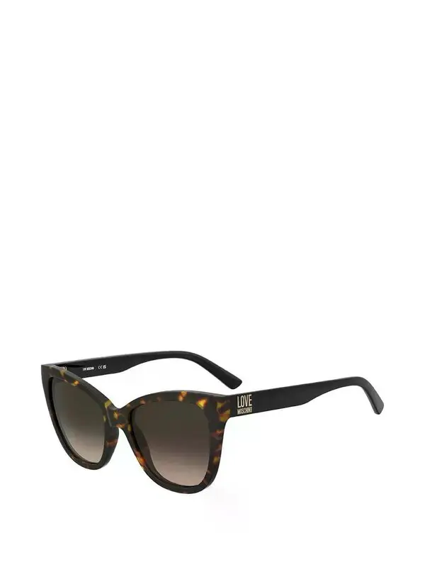 Moschino Tortoiseshell Cat-eye Sunglasses