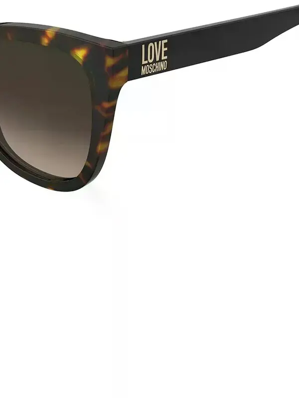 Moschino Tortoiseshell Cat-eye Sunglasses