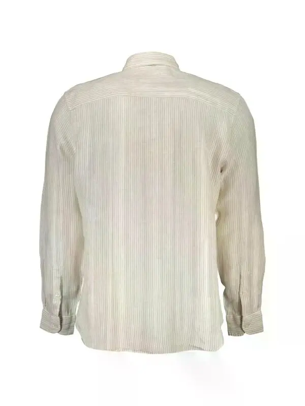 NORTH SAILS Striped Linen Shirt - Neutrals