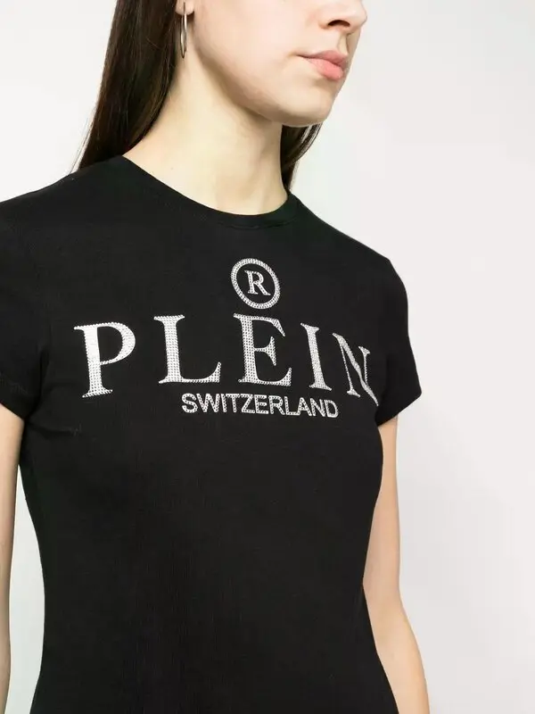 Philipp Plein Stud-logo T-shirt