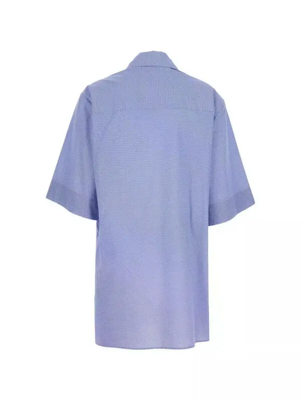 MERCI Geometric-print Short-sleeve Shirt