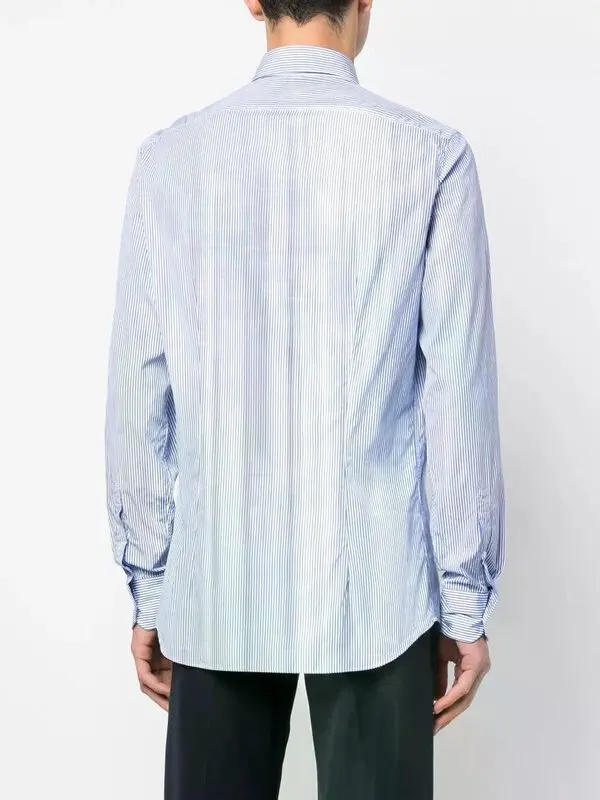 DELL'OGLIO Pinstripe Long-sleeved Shirt