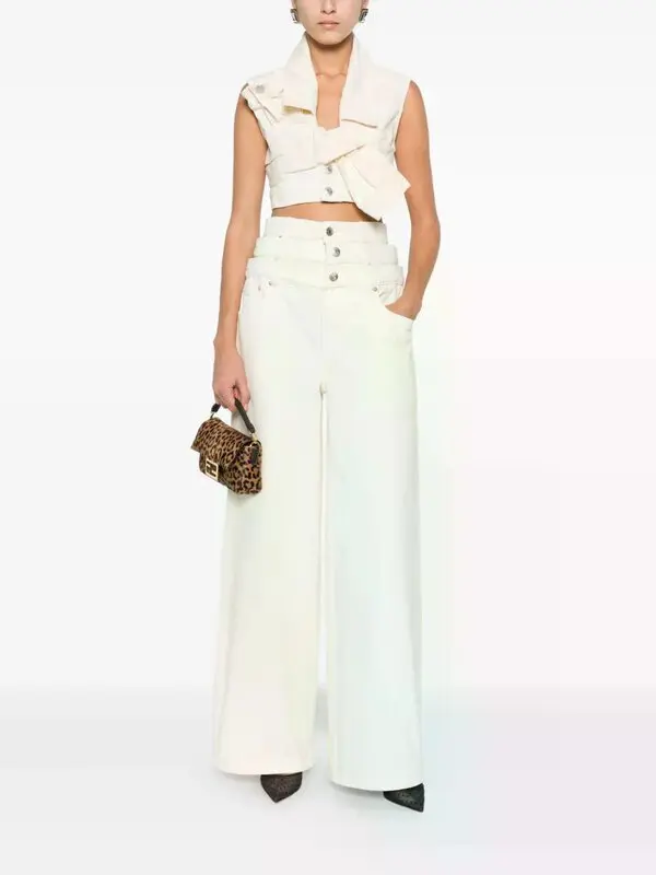 Viktor & Rolf Multi-layered Waistband Jeans - Neutrals