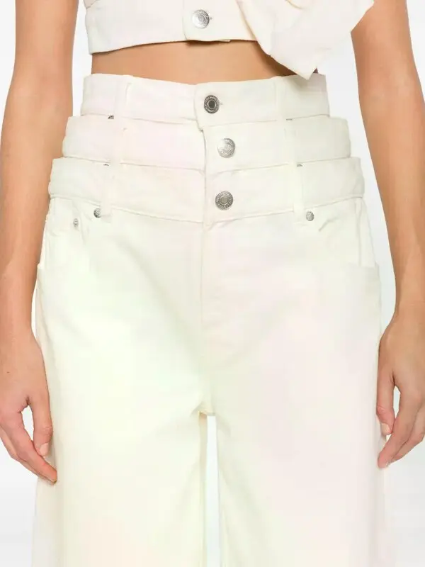 Viktor & Rolf Multi-layered Waistband Jeans - Neutrals