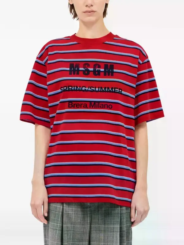 MSGM Striped T-shirt