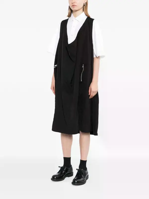 Comme Des Garçons Zip-fastening Pocket Dress