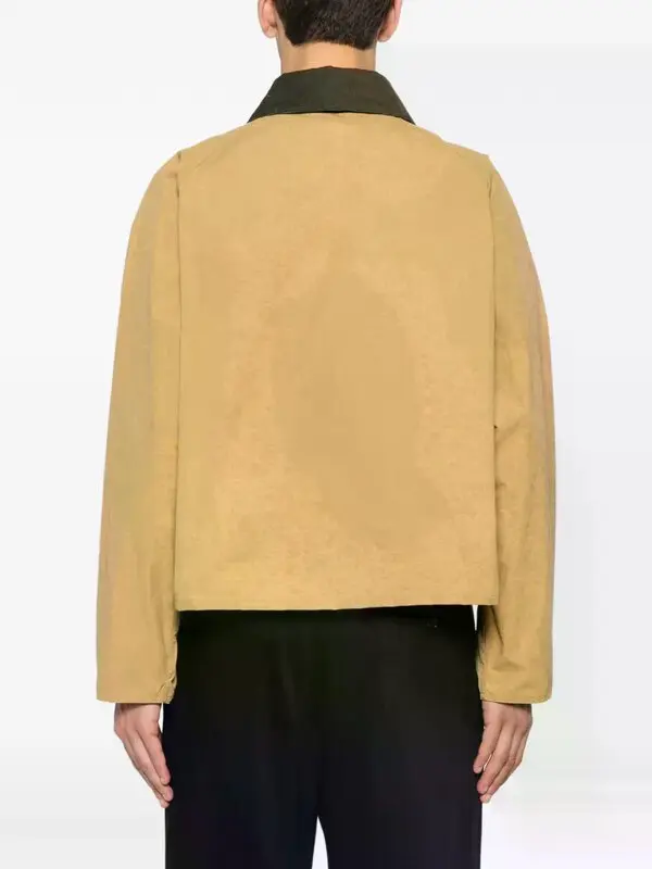 Barbour Spey Logo-print Jacket With Corduroy Collar