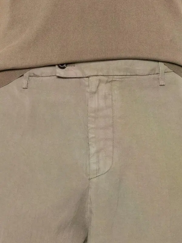 DONDUP Pressed-crease Straight-leg Trousers - Brown
