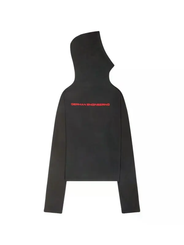 PROTOTYPES German Engineering Twisted Hoodie - Black