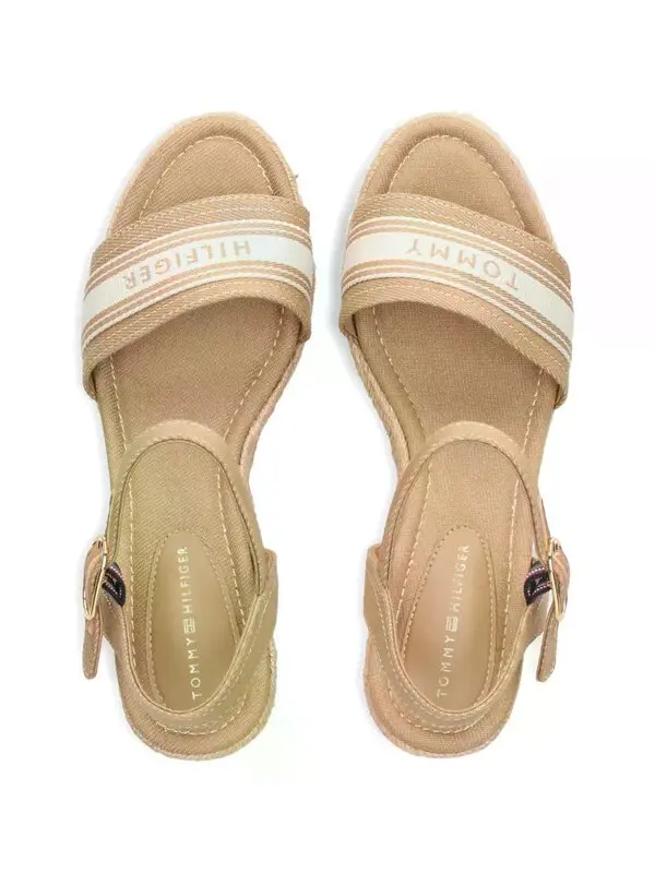 Tommy Hilfiger Logo-strap Wedge Espadrilles