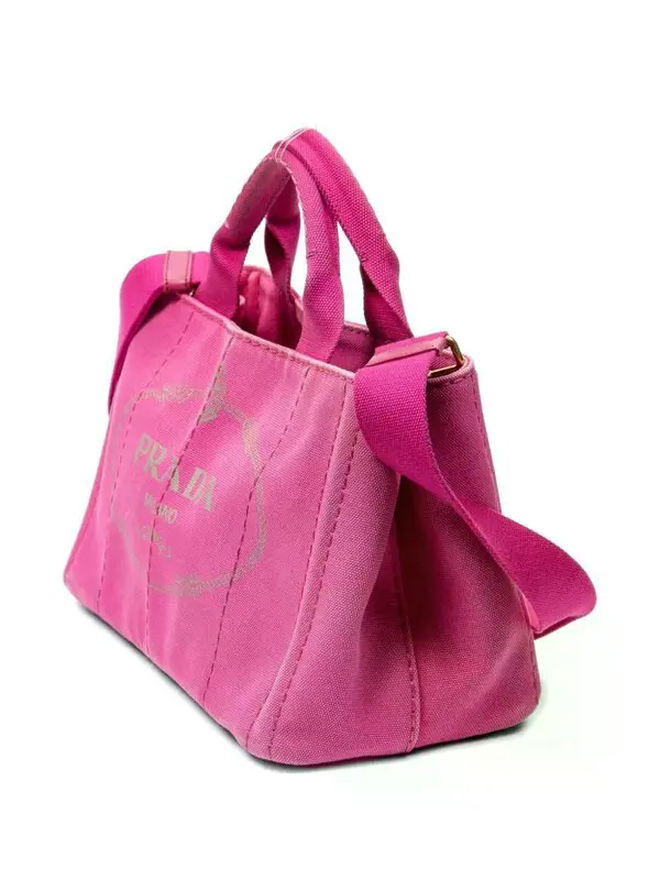 Prada Canapa Logo Tote