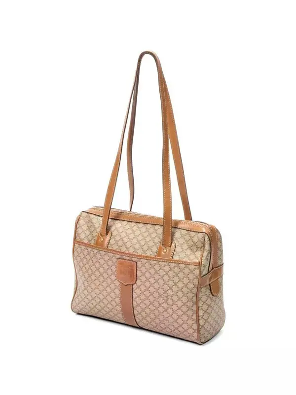 Celine Boston Leather-trim Shoulder Bag
