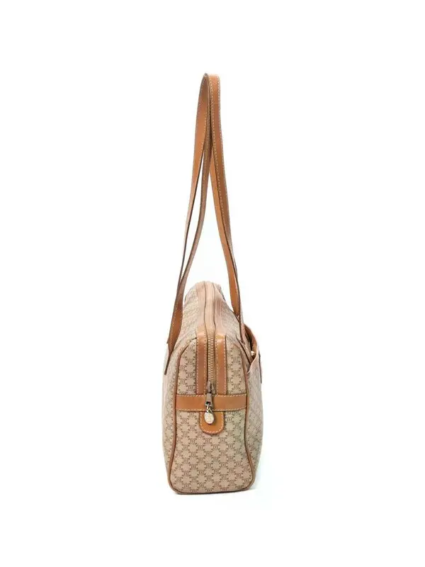 Celine Boston Leather-trim Shoulder Bag
