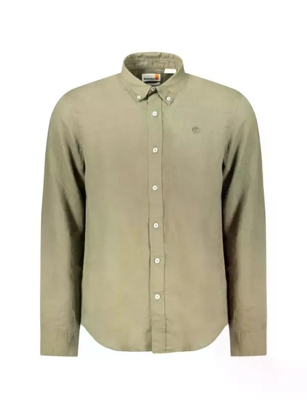 Timberland Button-down Linen Shirt - Neutrals