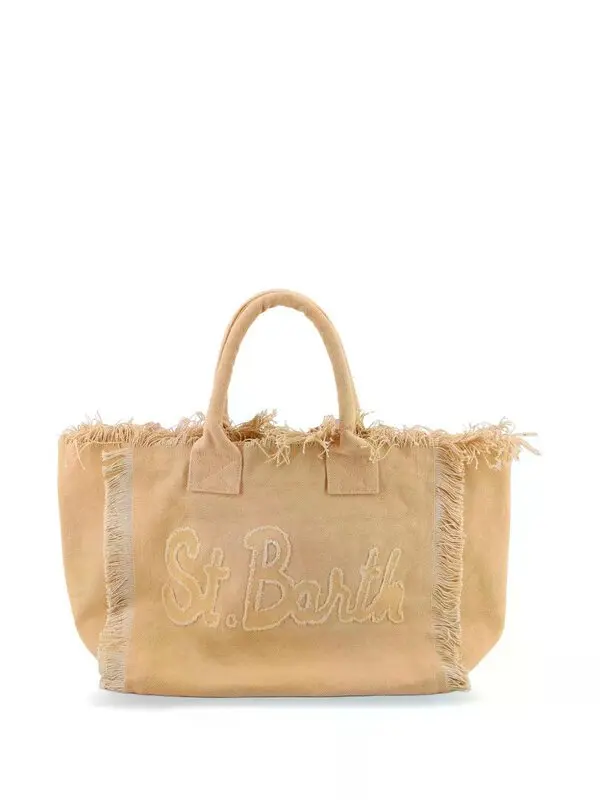 MC2 SAINT BARTH Canvas Vanity Tote Bag - Neutrals