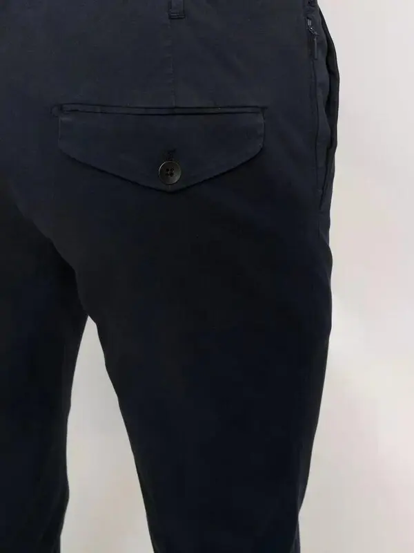 Incotex Mid-rise Tapered Trousers - Blue