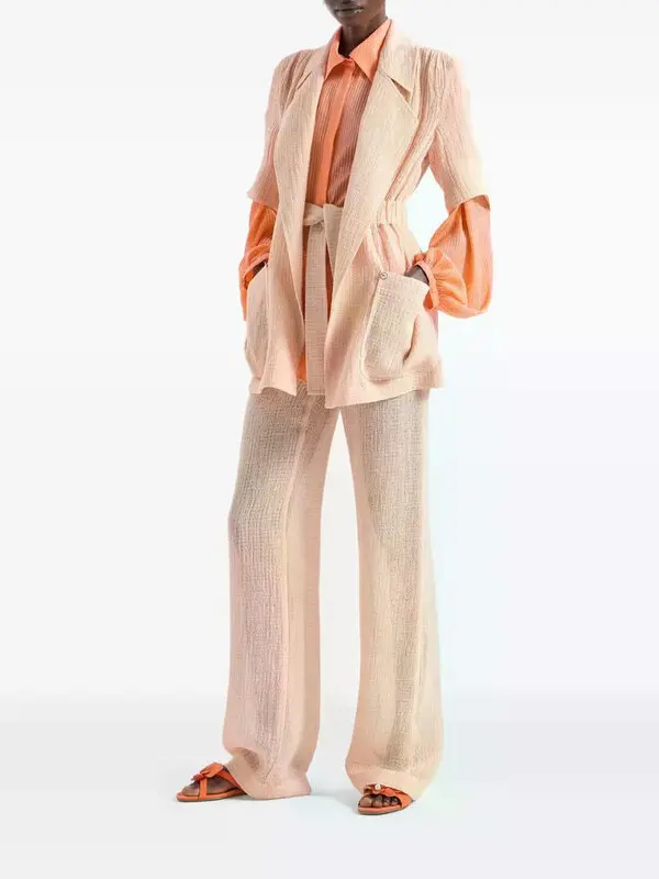 GENNY Pocket Belted Jacket