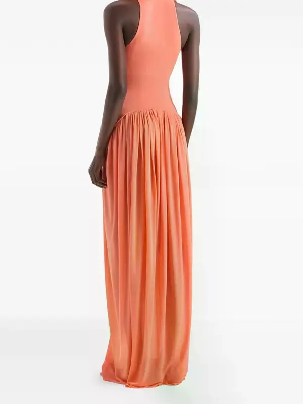 GENNY Floral Appliqué Sleeveless Dress