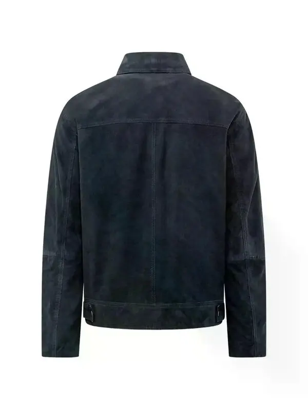 AMARANTO Zip-fastening Suede Jacket