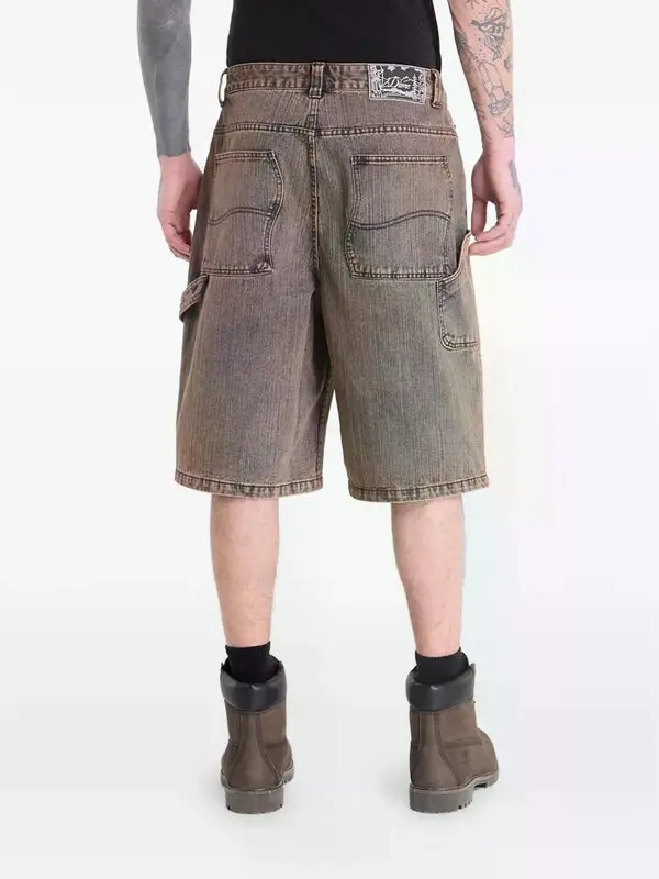DIME Classic Denim Shorts - Brown
