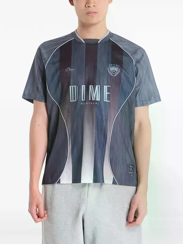 DIME Striped-pattern T-shirt