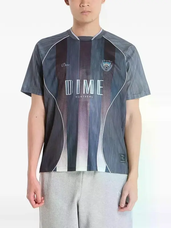 DIME Striped-pattern T-shirt