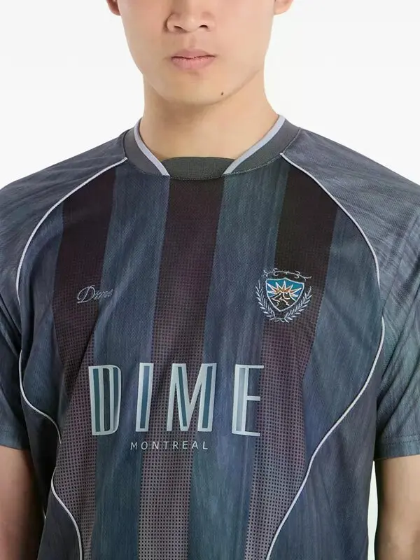 DIME Striped-pattern T-shirt