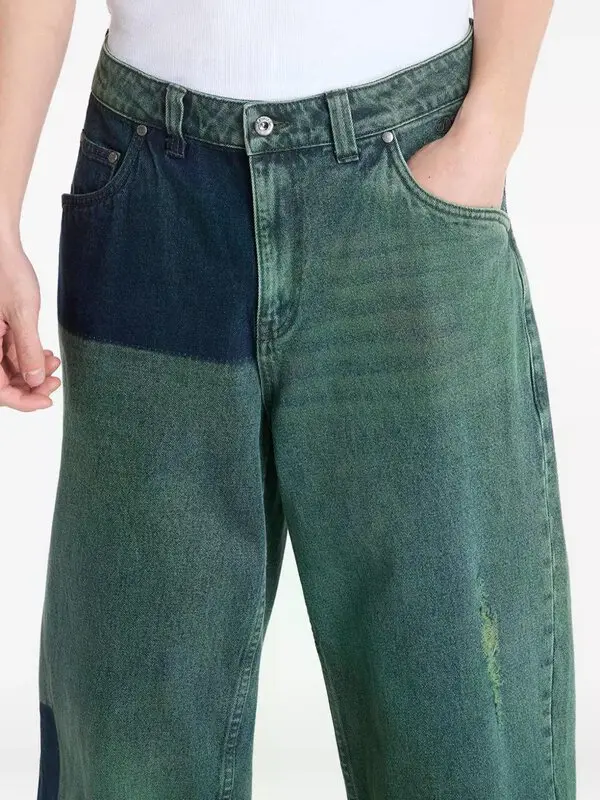 DIME Patchwork Distressed Jeans