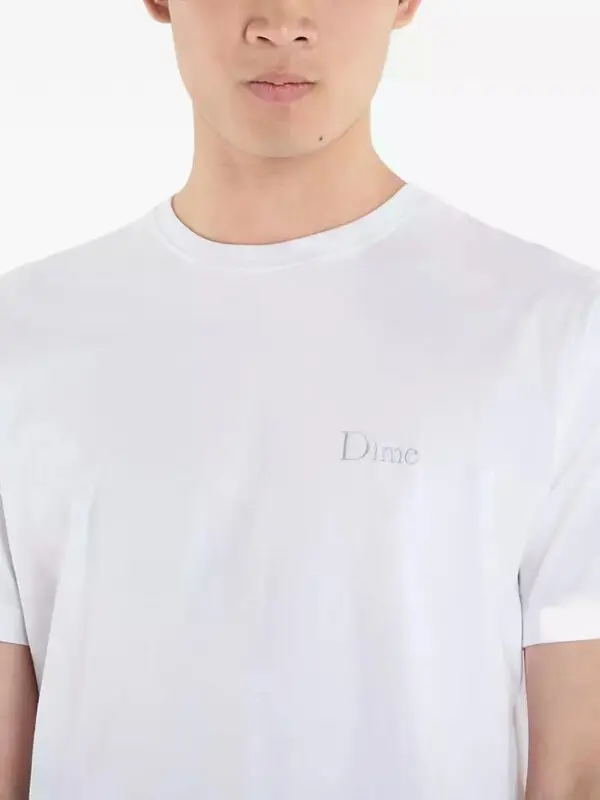 DIME Logo-detail T-shirt - White