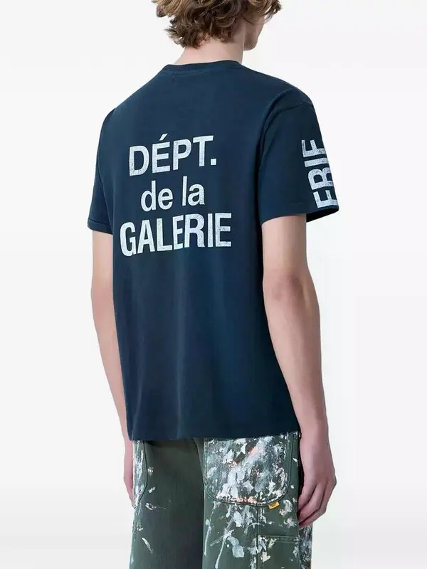 GALLERY DEPT. Logo-print Jersey T-shirt - Blue