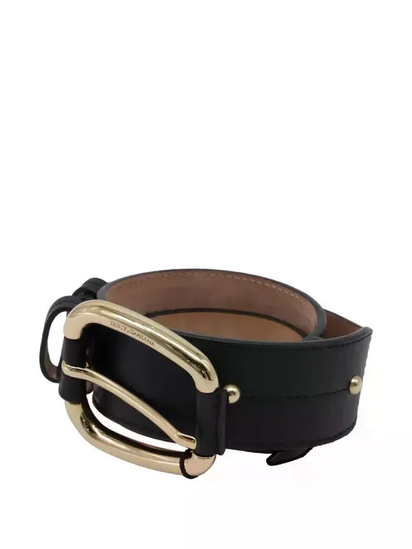 Dolce & Gabbana Buckle Leather Belt