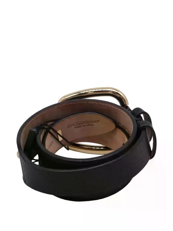 Dolce & Gabbana Buckle Leather Belt