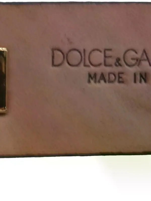 Dolce & Gabbana Buckle Leather Belt