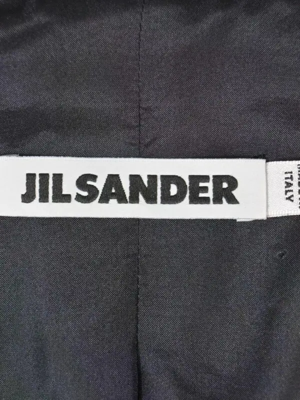 JIL SANDER Raw Edge Single-breasted Blazer